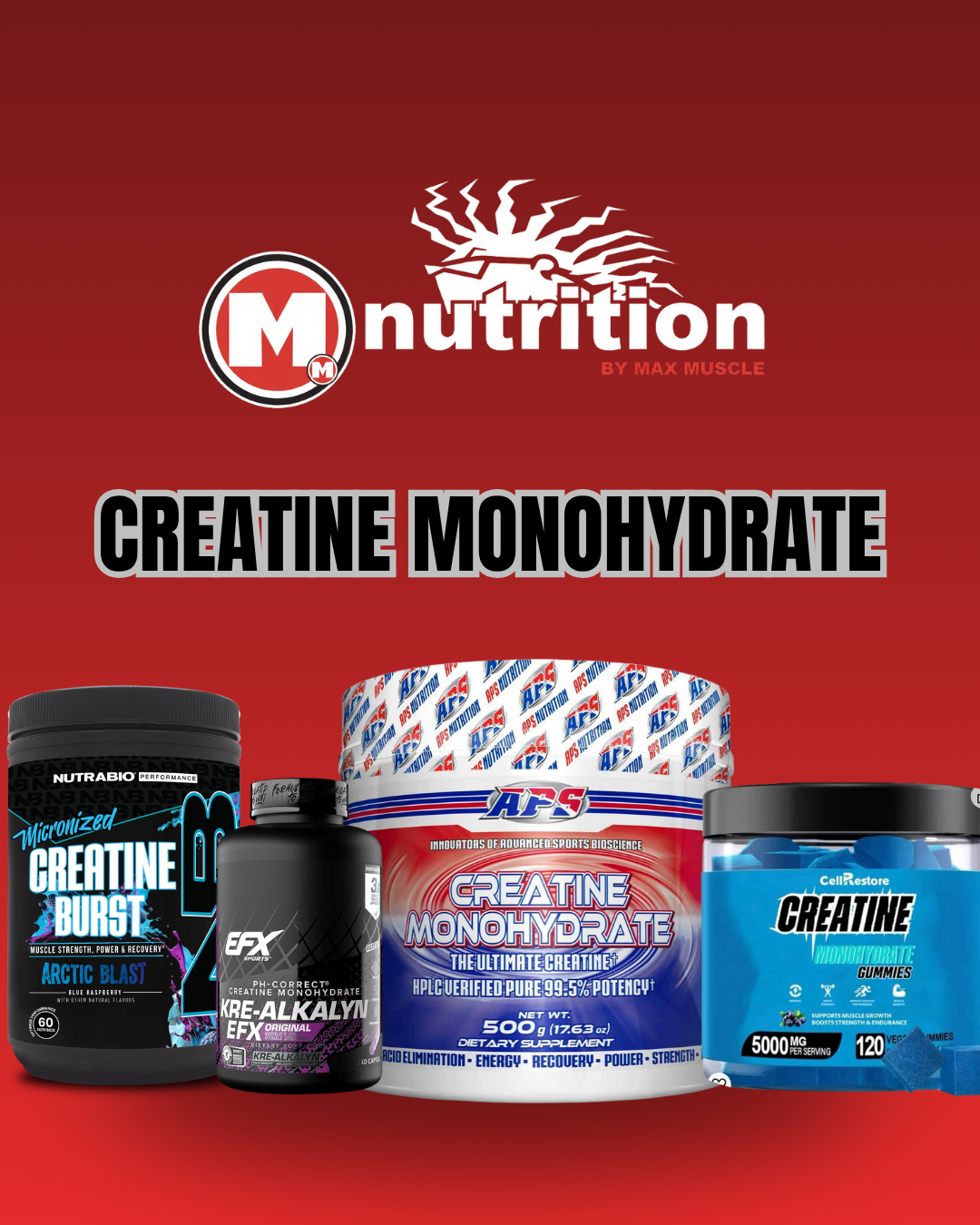 Creatine Monohydrate – Max Muscle Nutrition Bakersfield